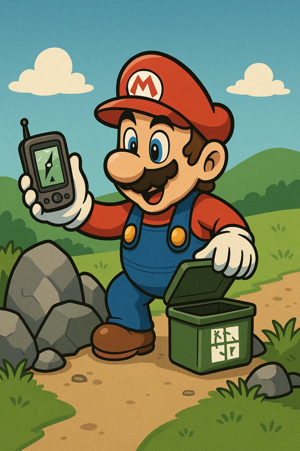 Jigsaw Puzzle | 40 pieces | Mario Geocaching Puzzle | Jigidi