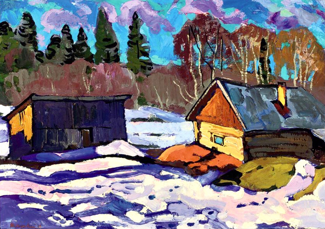 Solve Christmas morning, 1965, Yuri Matushevski (Russian, 1930-1999 ...