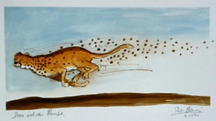 Solve ~The Leopard Changes Her Spots~ The strong wind from across the ...