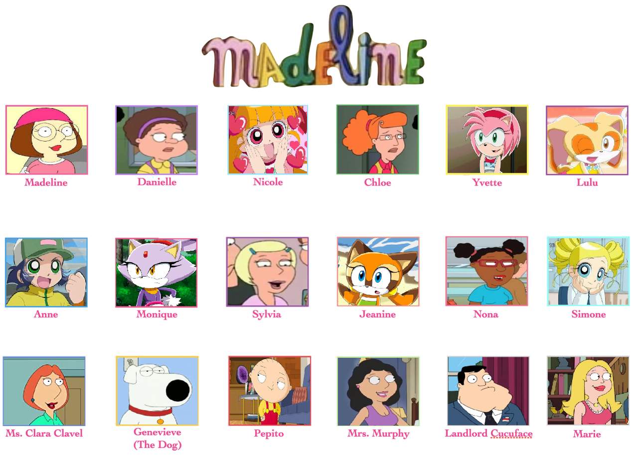 Solve Meg (Madeline Cast Meme) jigsaw puzzle online with 24 pieces