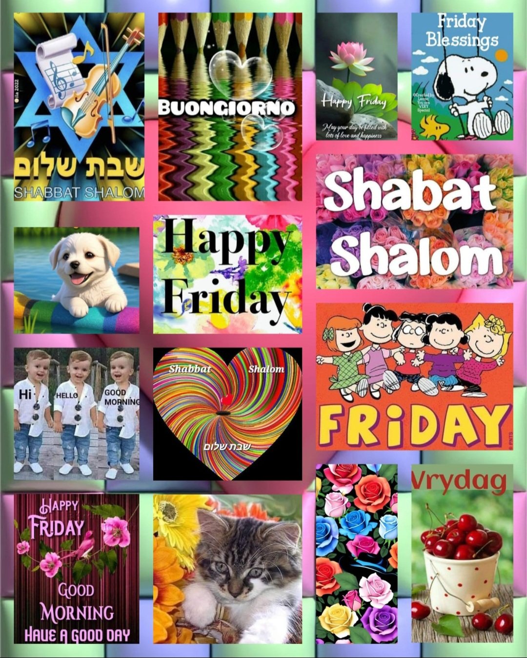 Solve Friday Greetings jigsaw puzzle online with 80 pieces