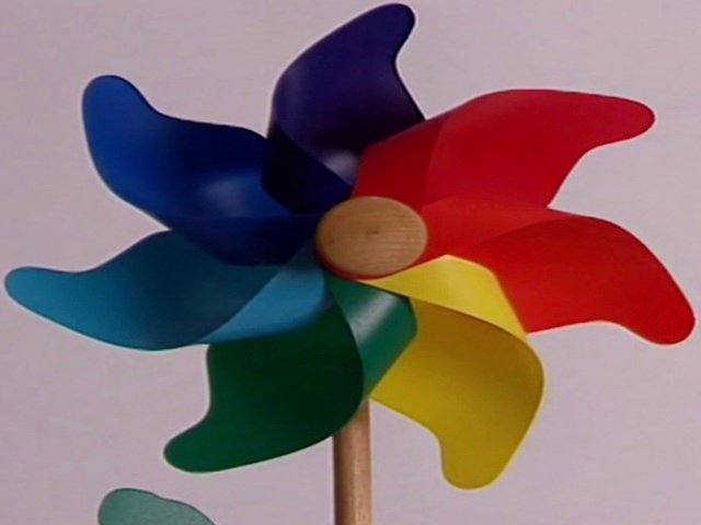 Solve seedling colorful pinwheel jigsaw puzzle online with 12 pieces