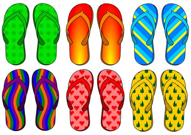 Solve Flip Flops jigsaw puzzle online with 70 pieces