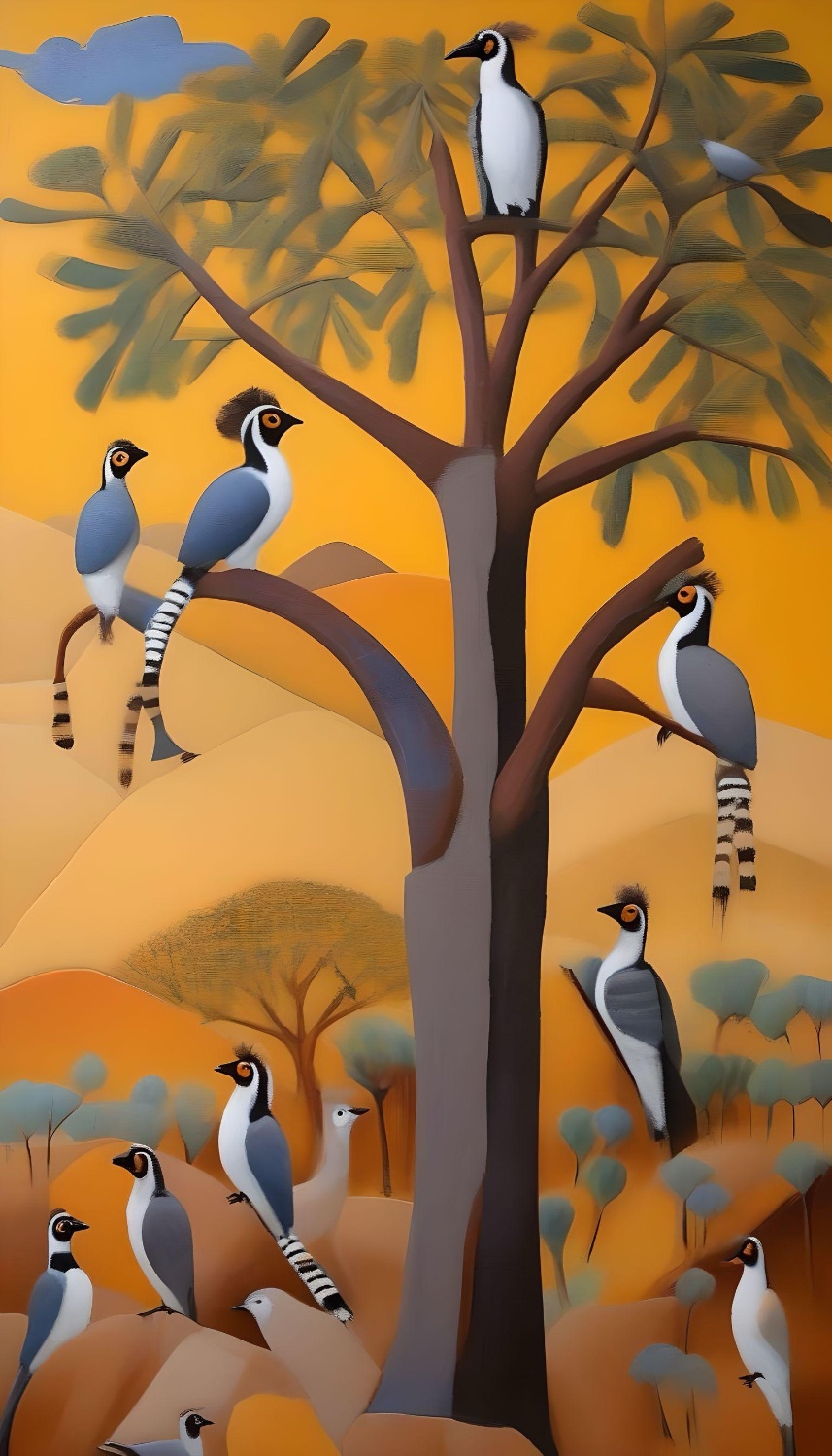 Jigsaw Puzzle | 198 pieces | Frankenstein Pigeons | Jigidi