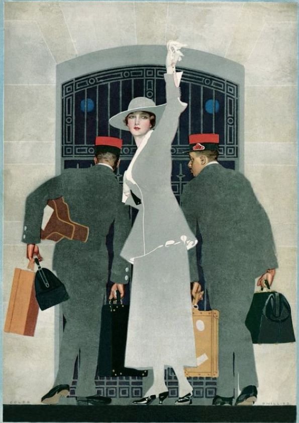 Solve Coles Phillips - Good Housekeeping cover from 1916 jigsaw puzzle ...