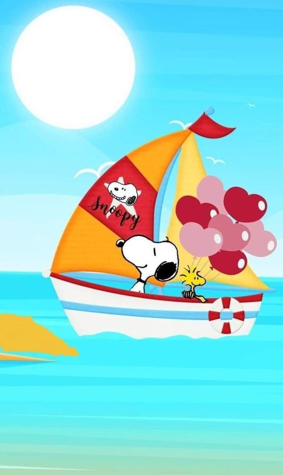 Solve Schiff ahoi mit Snoopy und Tweety jigsaw puzzle online with 135 ...