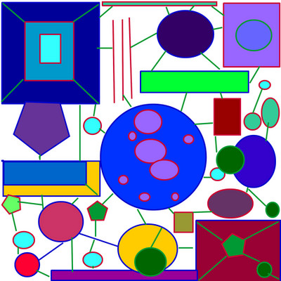 Solve shapes jigsaw puzzle online with 36 pieces
