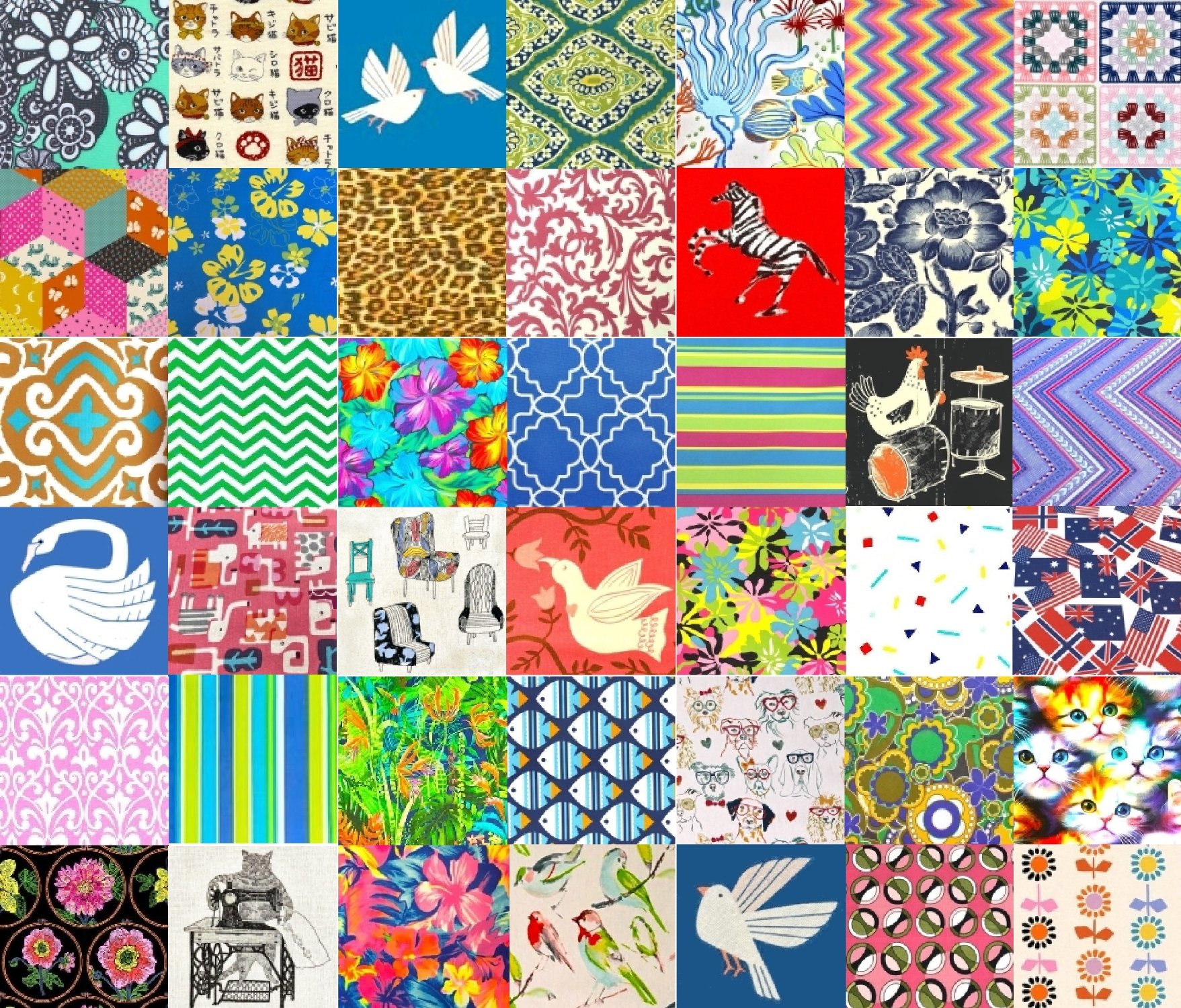 Solve PATCHWORK CANVAS 24 jigsaw puzzle online with 72 pieces