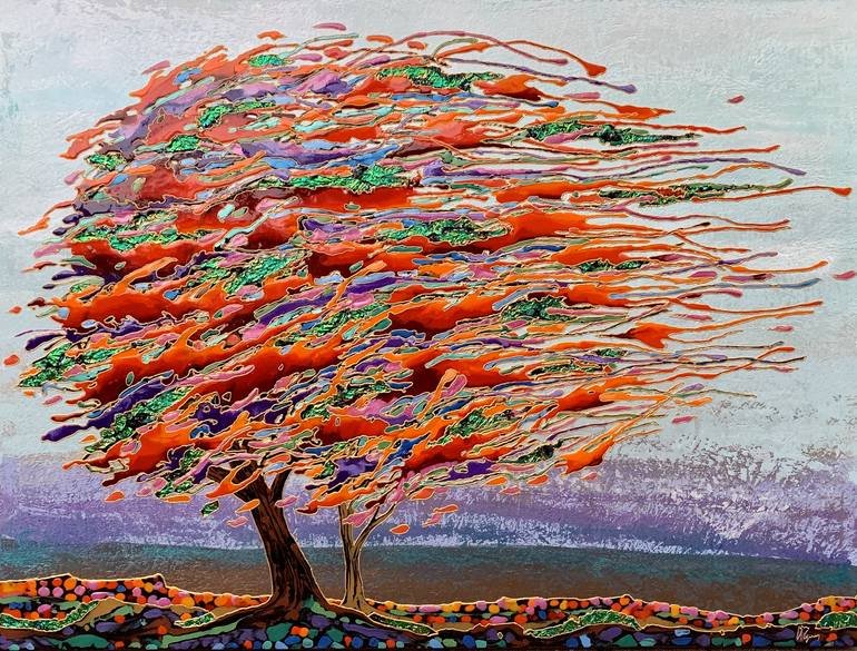 Solve Windy Tree jigsaw puzzle online with 88 pieces