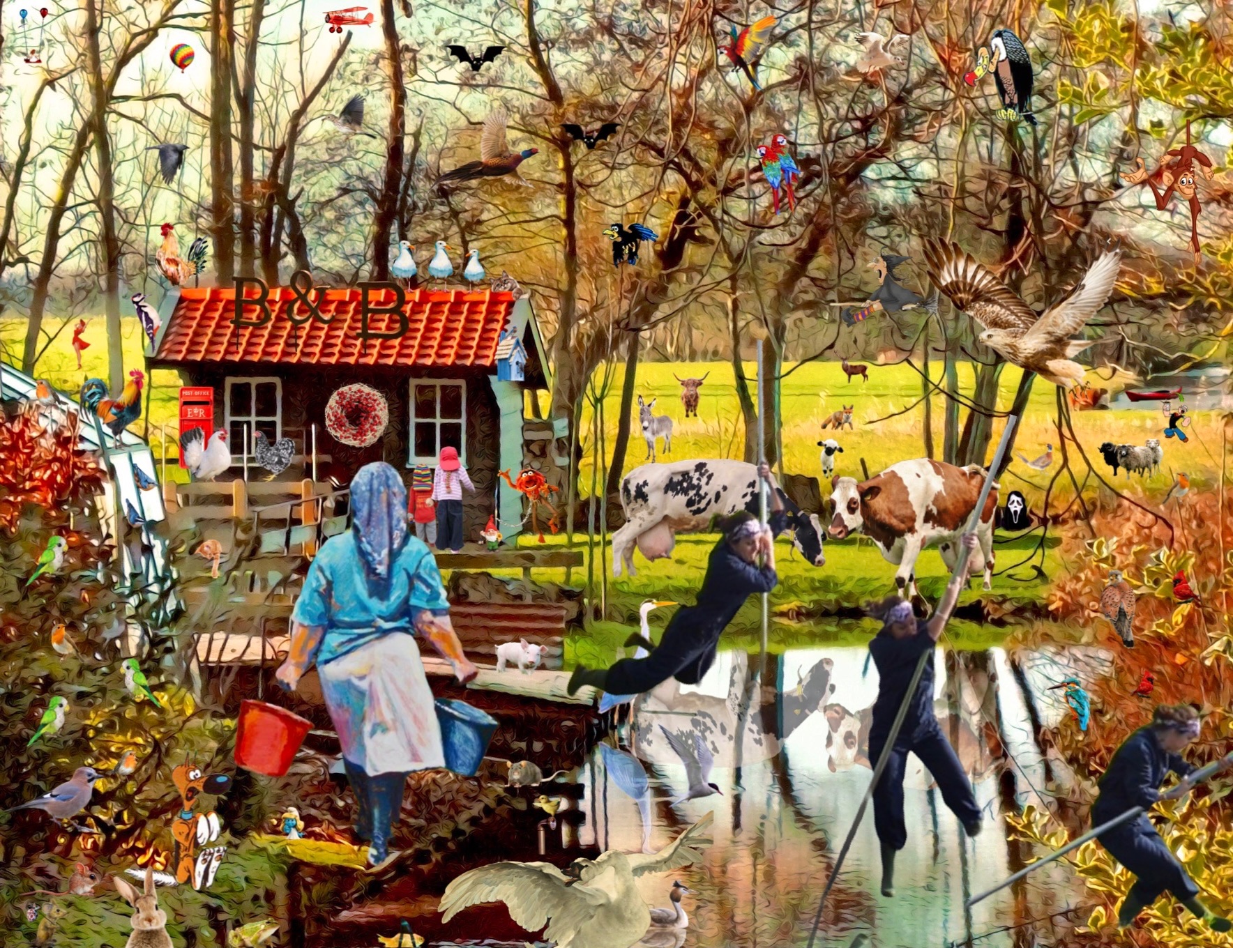 Solve Belachelijk grote puzzel 🐣 jigsaw puzzle online with 594 pieces