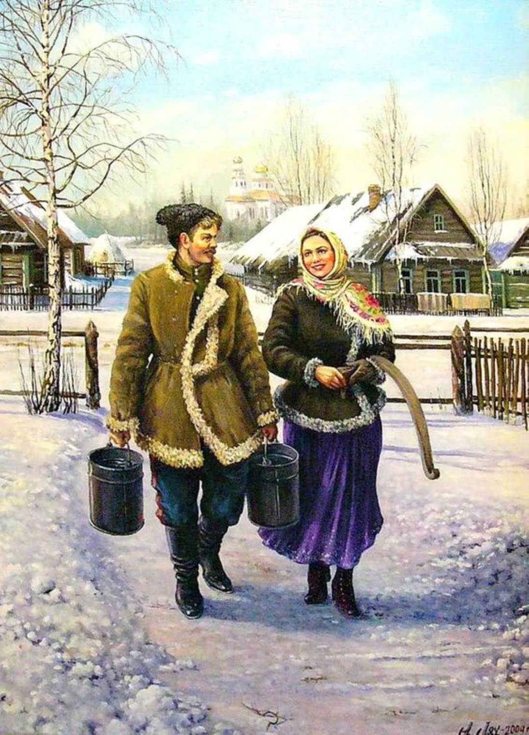 Solve Andrey Petrovich Lyakh. Russian Art jigsaw puzzle online with 140 ...