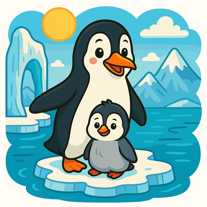 Solve Penguins jigsaw puzzle online with 16 pieces