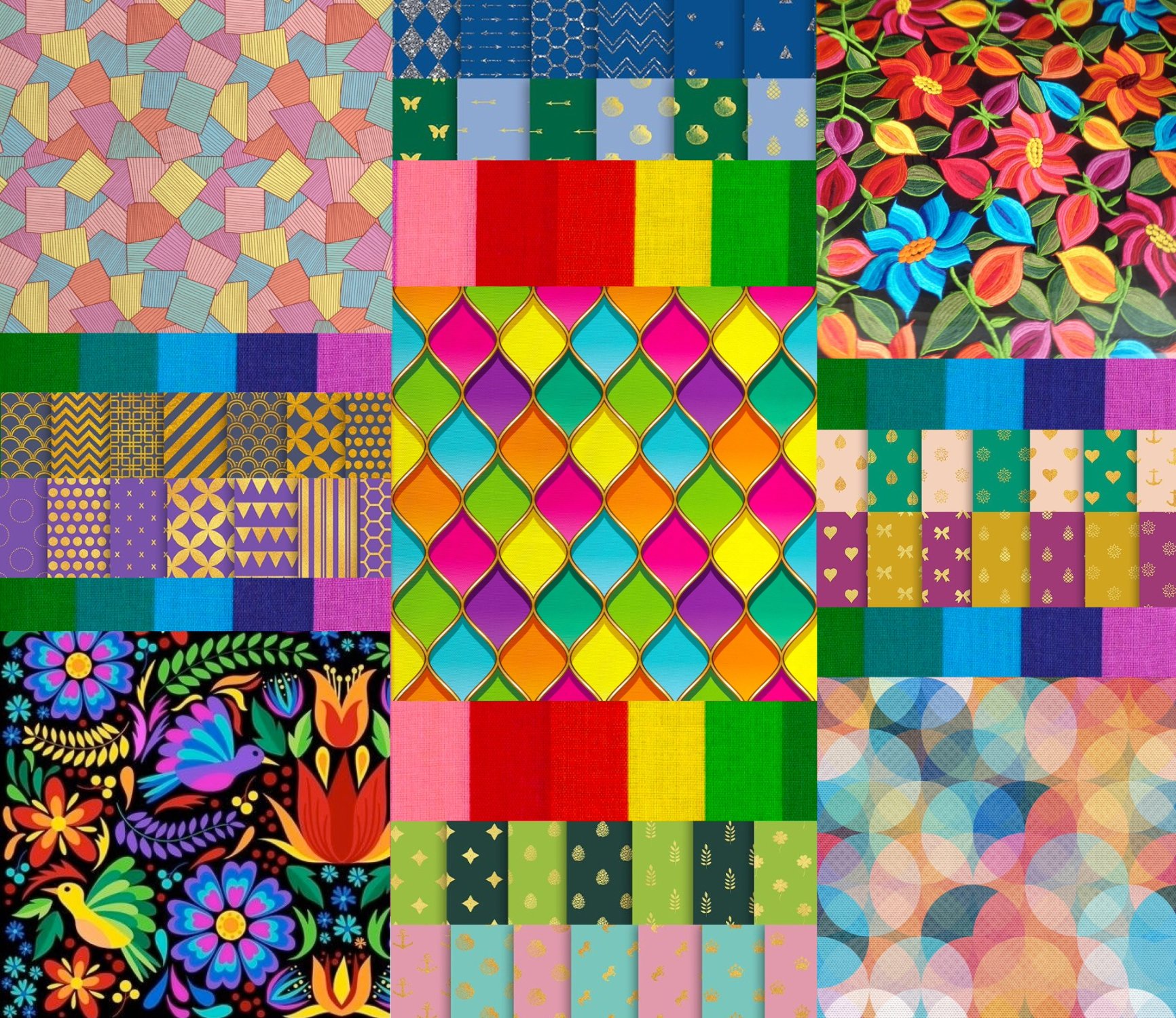 Solve patterns jigsaw puzzle online with 99 pieces