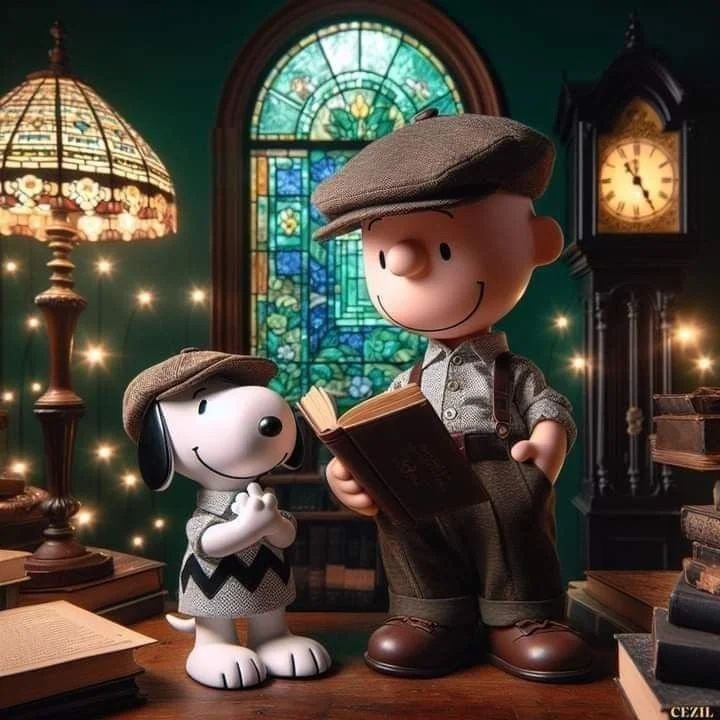 Solve Snoopy jigsaw puzzle online with 64 pieces