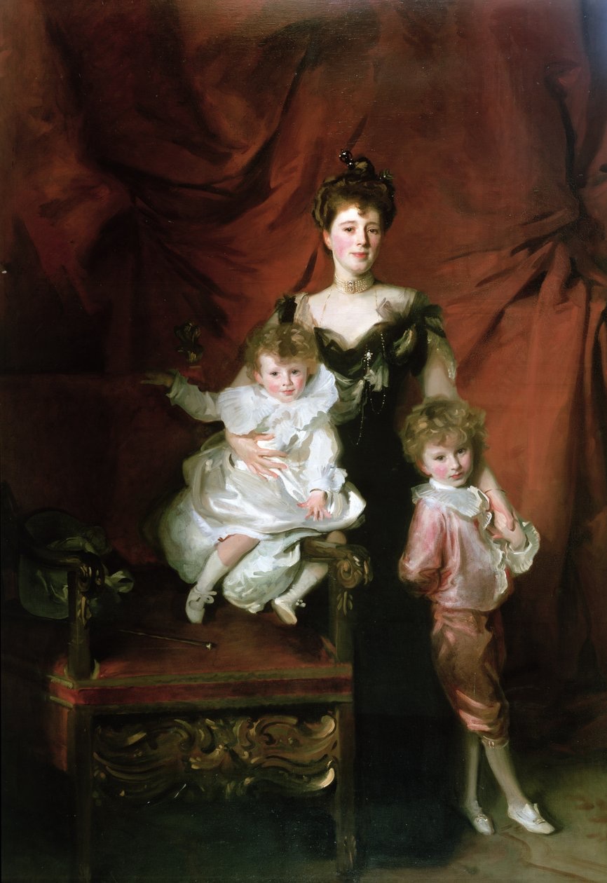 Solve John Singer Sargent - Mrs. William Marshall Cazalet and Two of ...