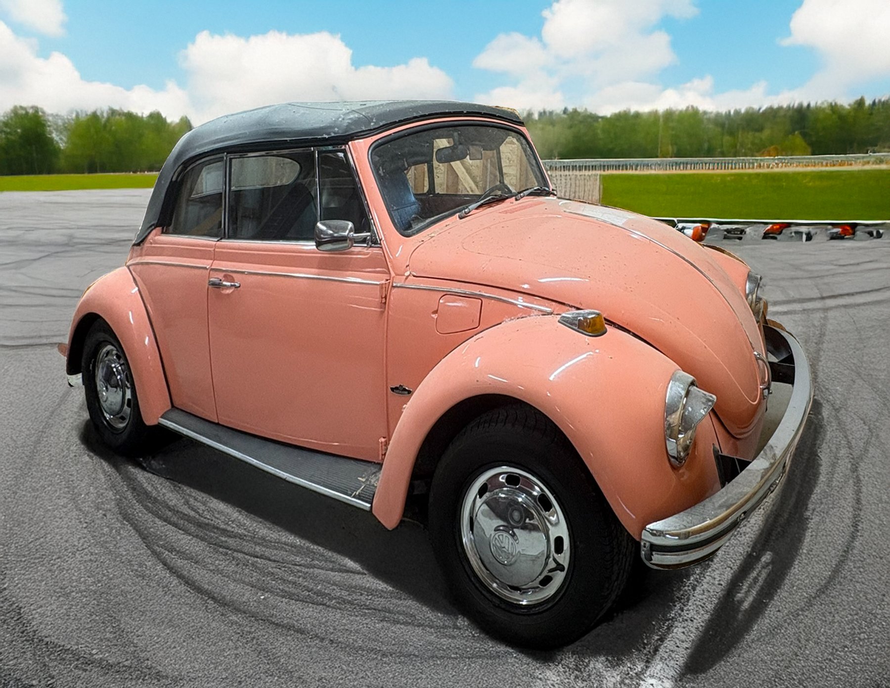 Solve car with AI background 137 jigsaw puzzle online with 63 pieces