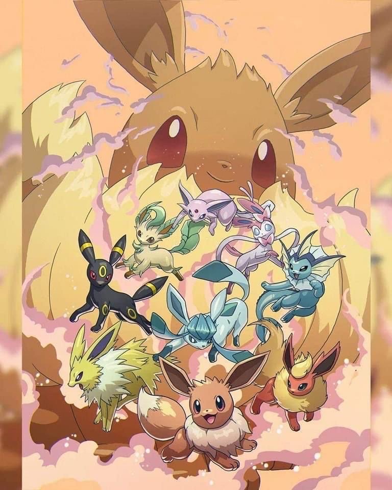 Solve eevee gigantamax powerful 10 jigsaw puzzle online with 224 pieces
