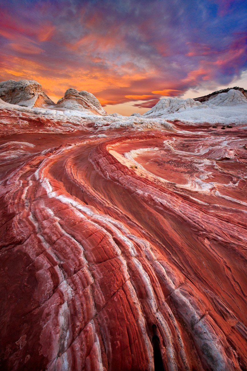 Solve White Pocket at Sunset, Vermillion Cliffs Wilderness, Arizona ...