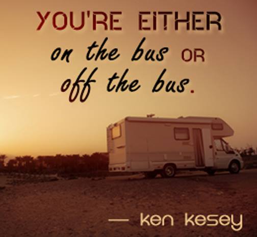 Solve you're either on the bus or off the bus jigsaw puzzle online with ...