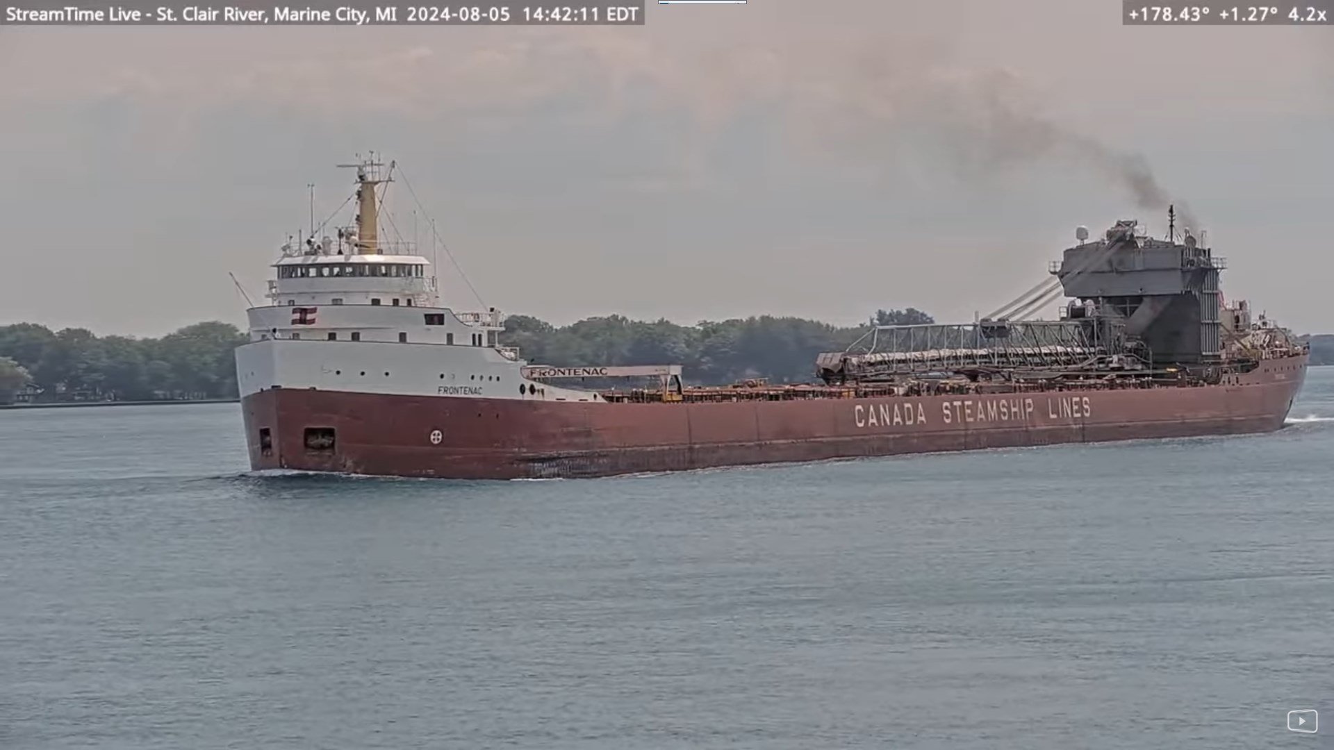 Solve CSL Frontenac (CA) - Great Lakes Freighter - Marine City, MI ...