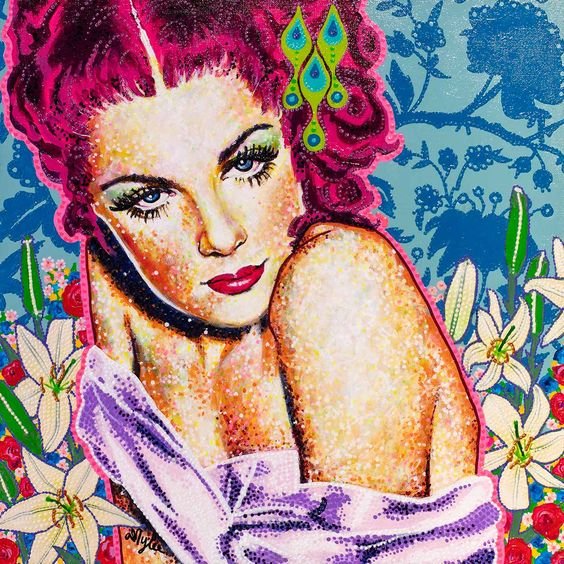 Solve Amy Lee Artwork - 'Sheridan' jigsaw puzzle online with 49 pieces Solve Amy Lee Artwork - 'Sheridan' jigsaw puzzle online with 49 pieces