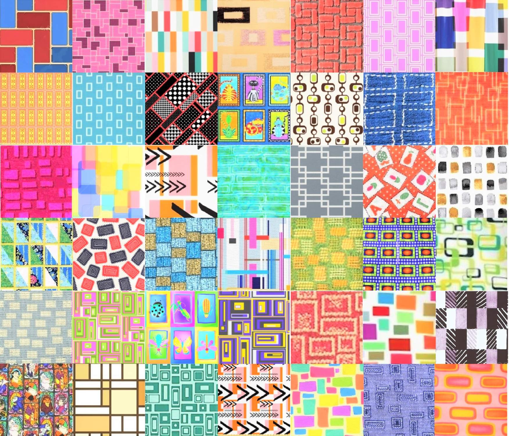 Solve PATCHWORK RECTANGLES 20 jigsaw puzzle online with 255 pieces