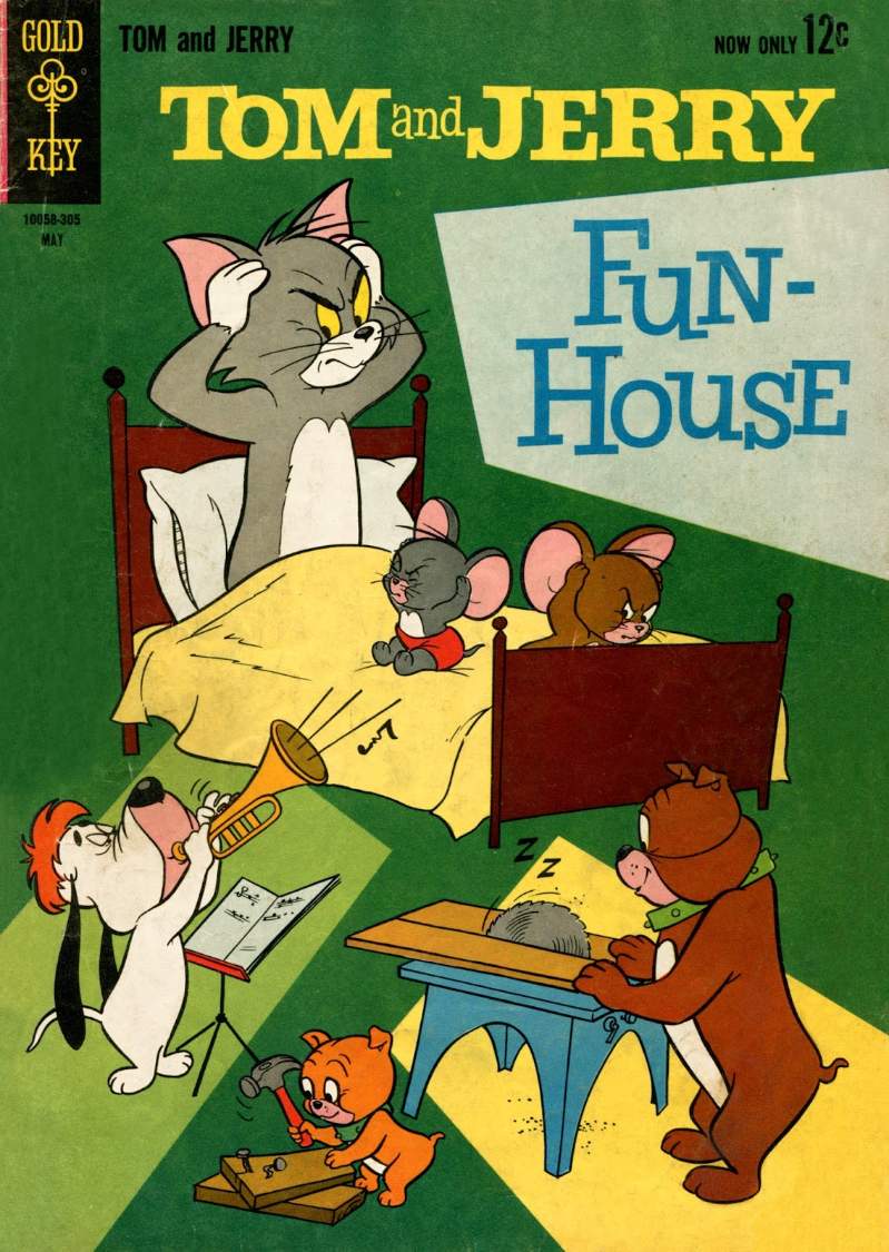 Solve Tom And Jerry Funhouse jigsaw puzzle online with 54 pieces