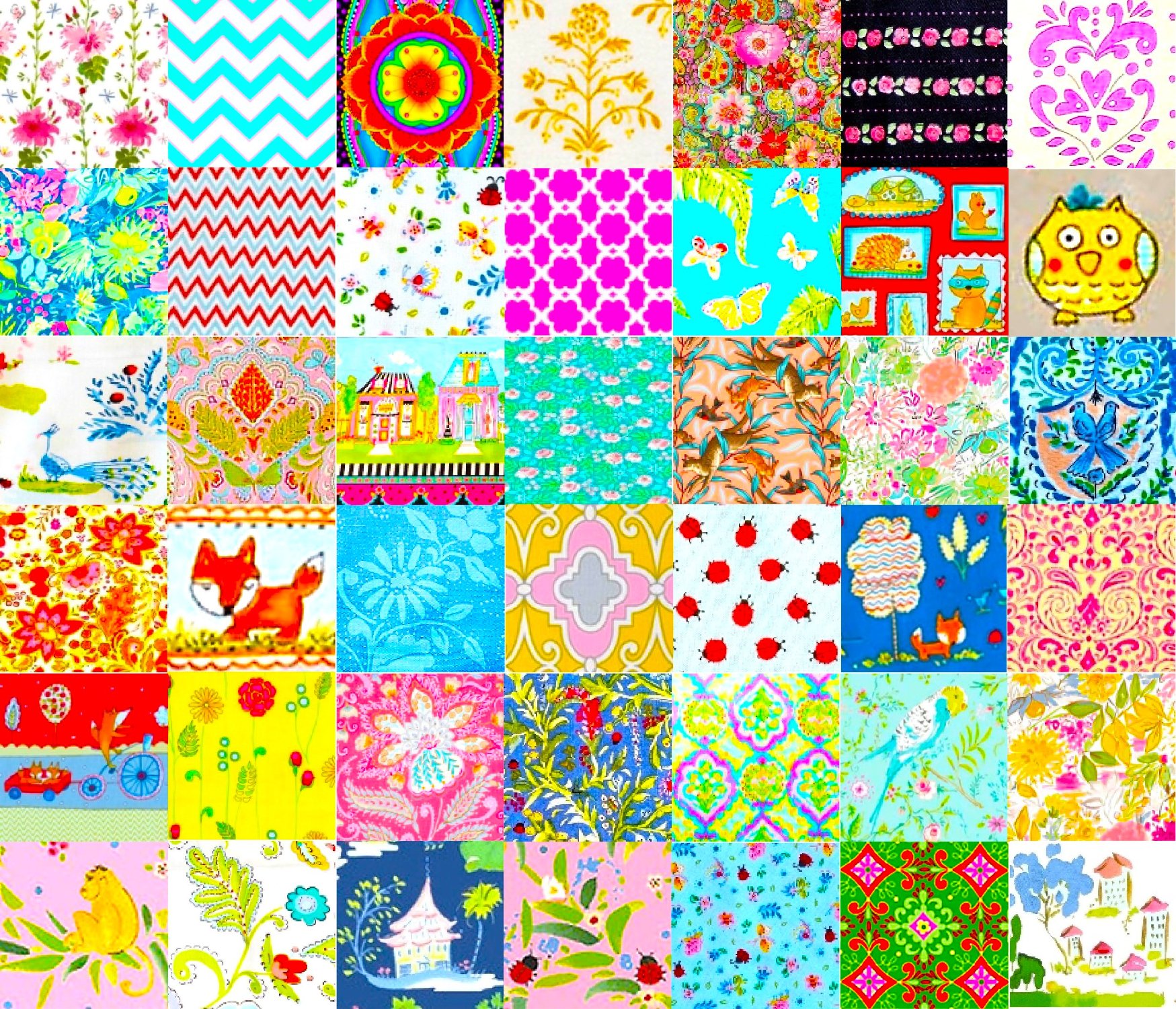 Solve PATCHWORK DENA DESIGNS 7 jigsaw puzzle online with 255 pieces