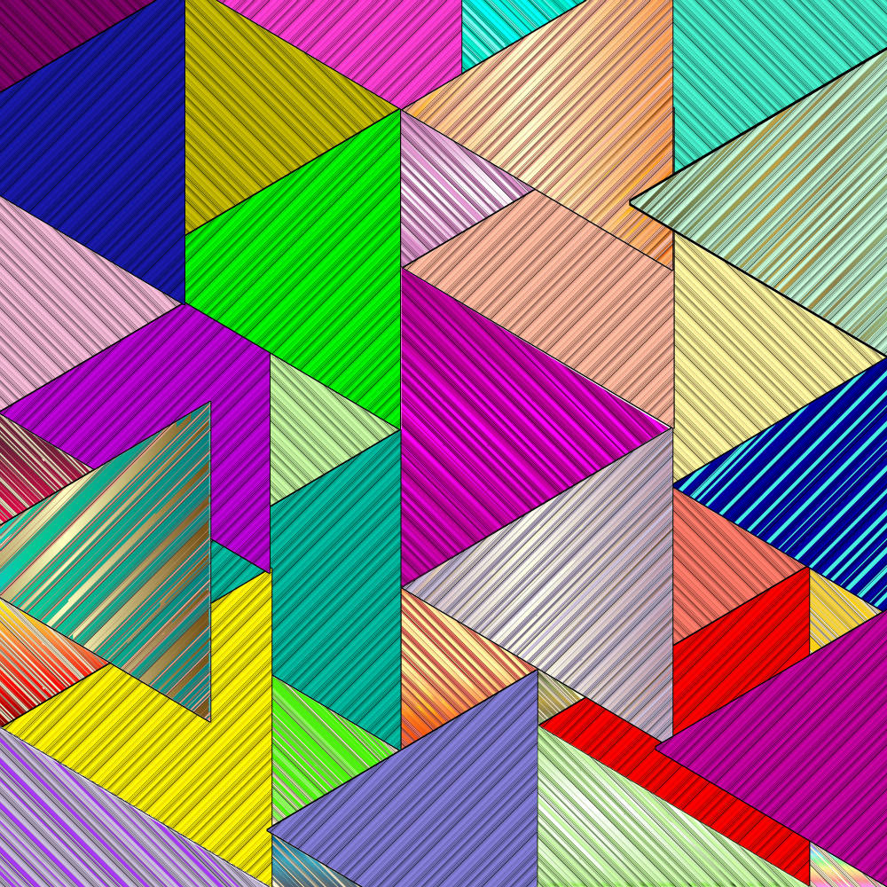 Solve TRIANGLE DIAGONAL jigsaw puzzle online with 100 pieces