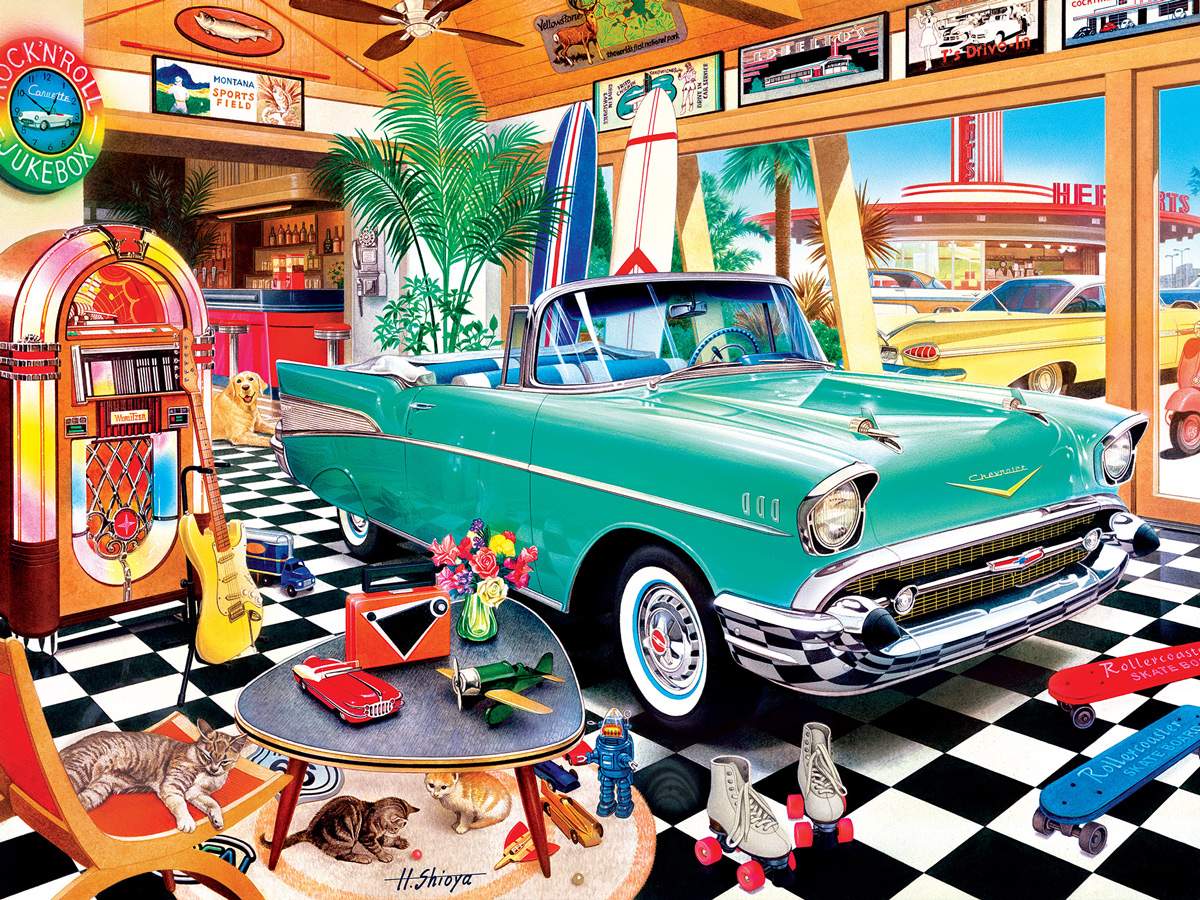 Jigsaw Puzzle | 88 pieces | Beachside Chrome | Jigidi