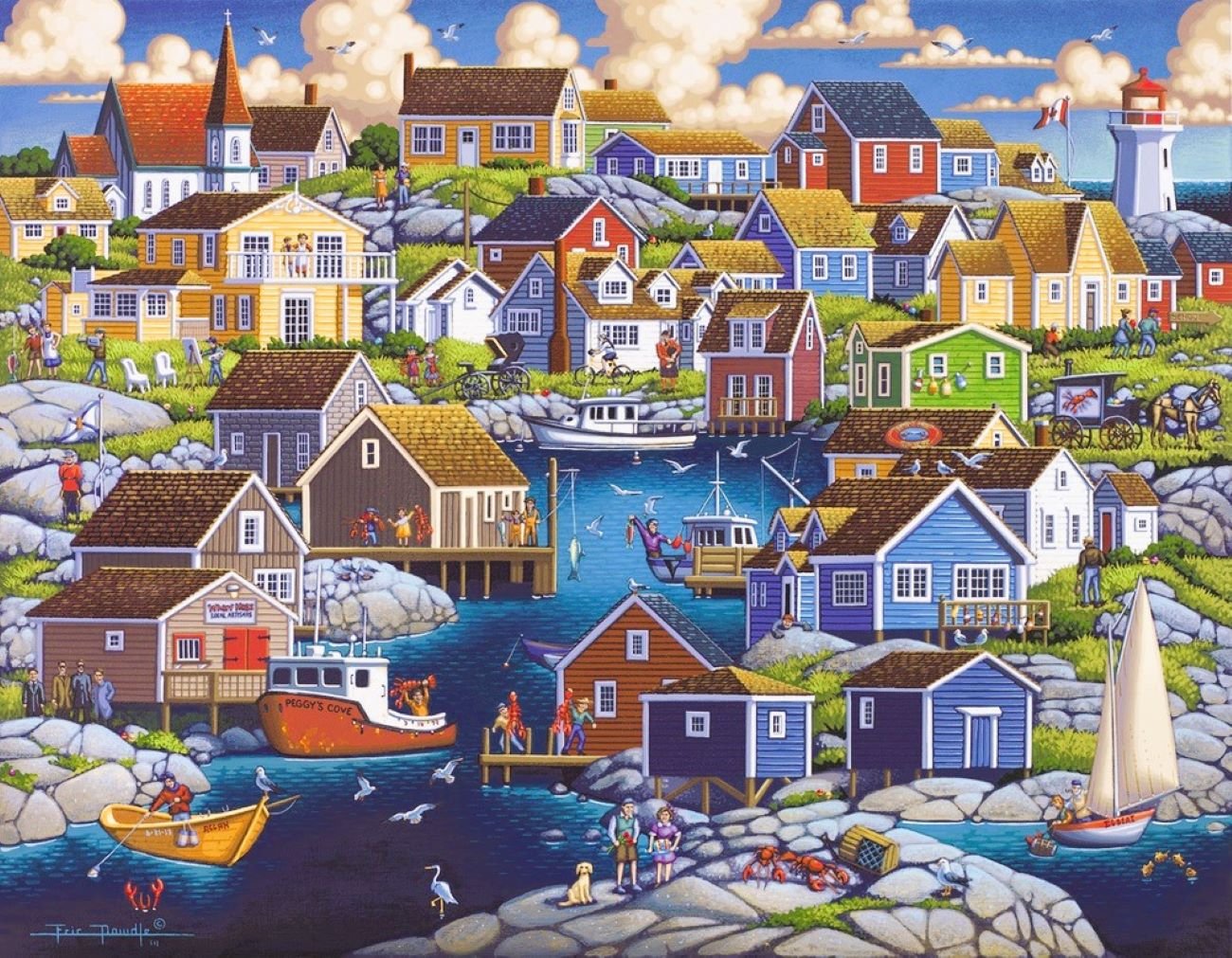 Peggy S Cove Jigsaw Puzzle at Marlene Hiatt blog