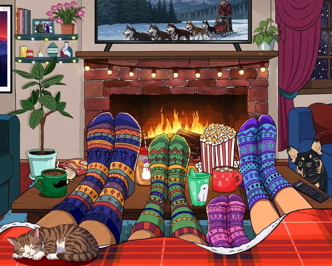 Solve Family Night jigsaw puzzle online with 63 pieces