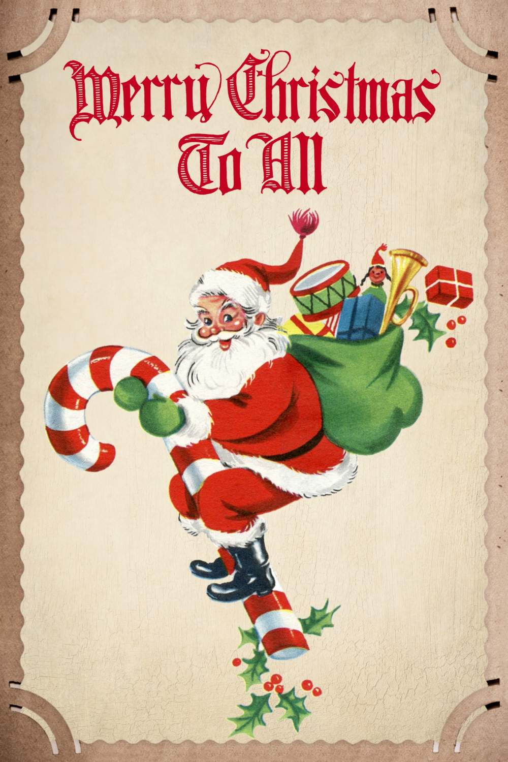 Solve Santa Claus Christmas Card jigsaw puzzle online with 117 pieces