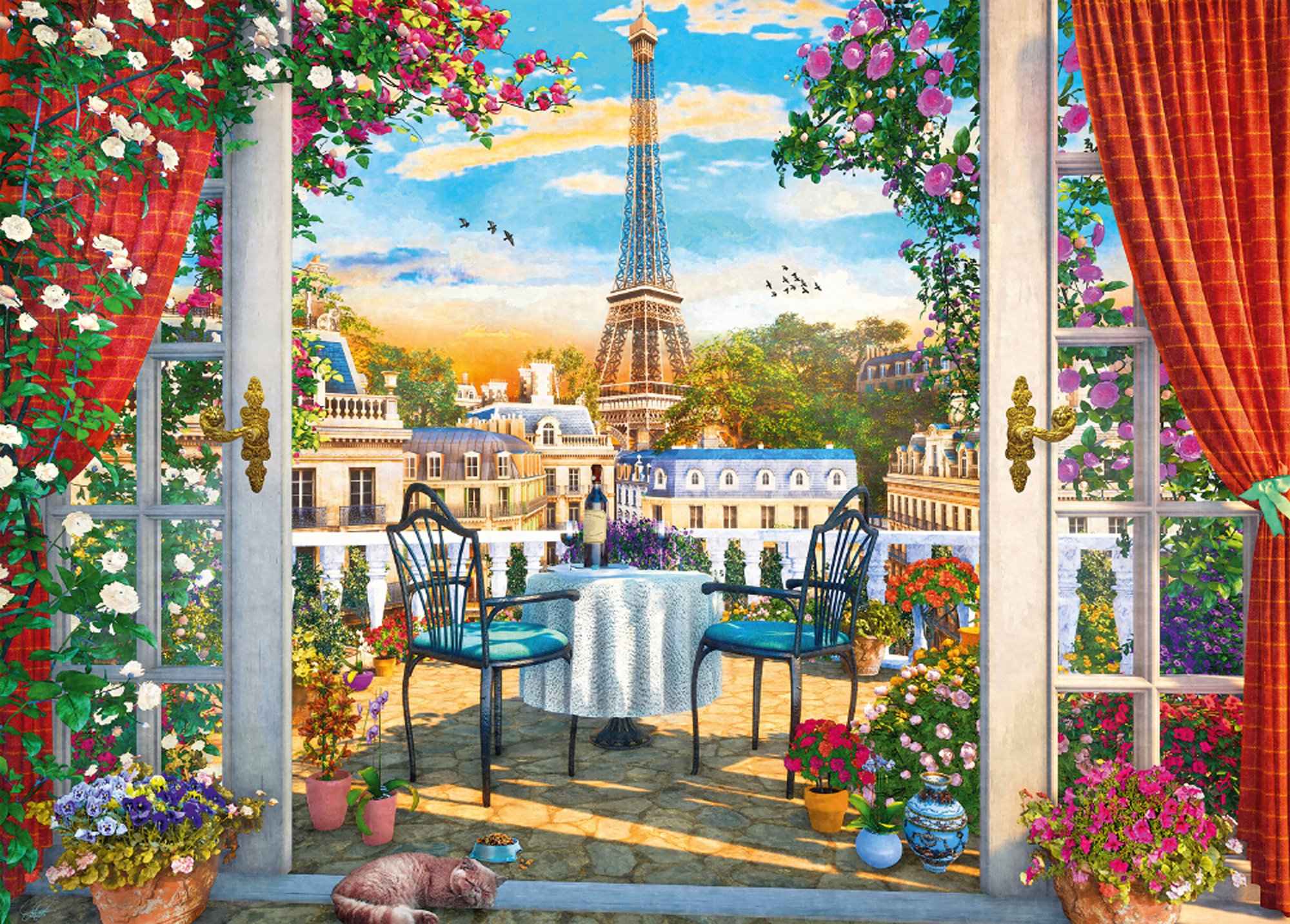 Solve A Terrace in Paris jigsaw puzzle online with 352 pieces