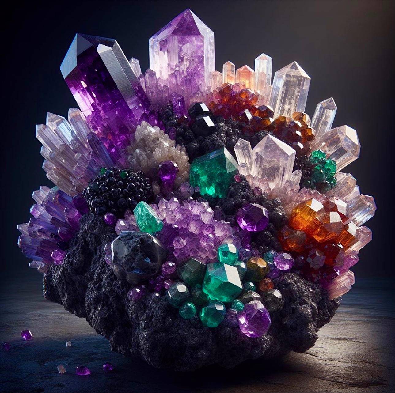 Solve Gemstone Pom-Pom jigsaw puzzle online with 100 pieces