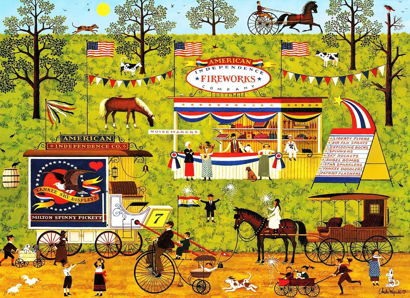 Solve Bang, Boom, Barn & Pow by Charles Wysocki (better copy) jigsaw ...