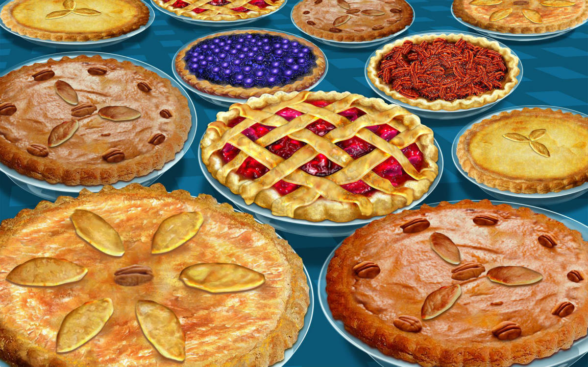 Solve Pies jigsaw puzzle online with 40 pieces