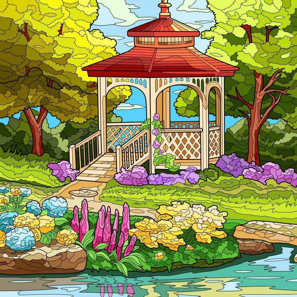 Solve PUZZLE - Gazebo III jigsaw puzzle online with 306 pieces