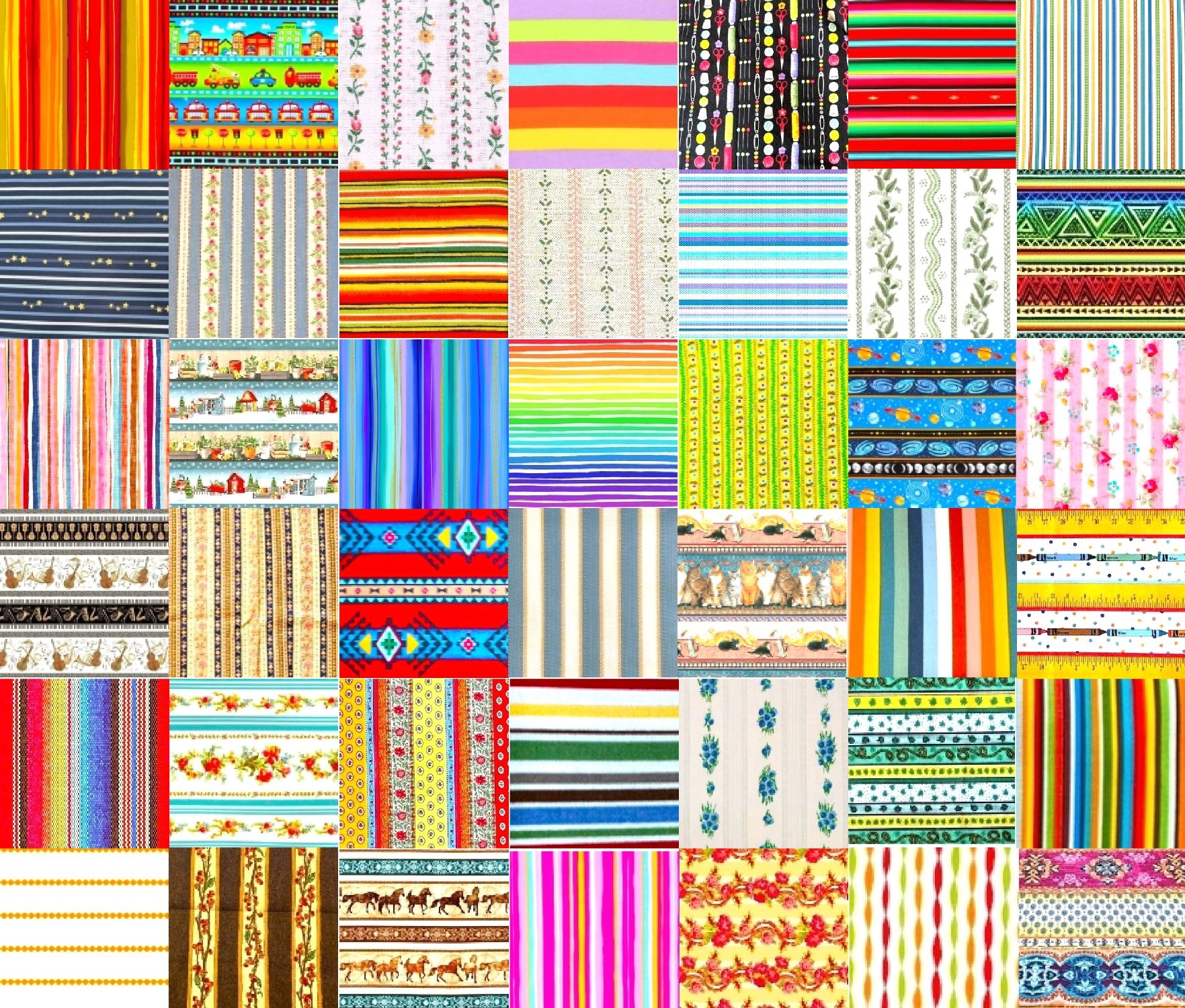 Solve PATCHWORK STRIPES 104 jigsaw puzzle online with 378 pieces