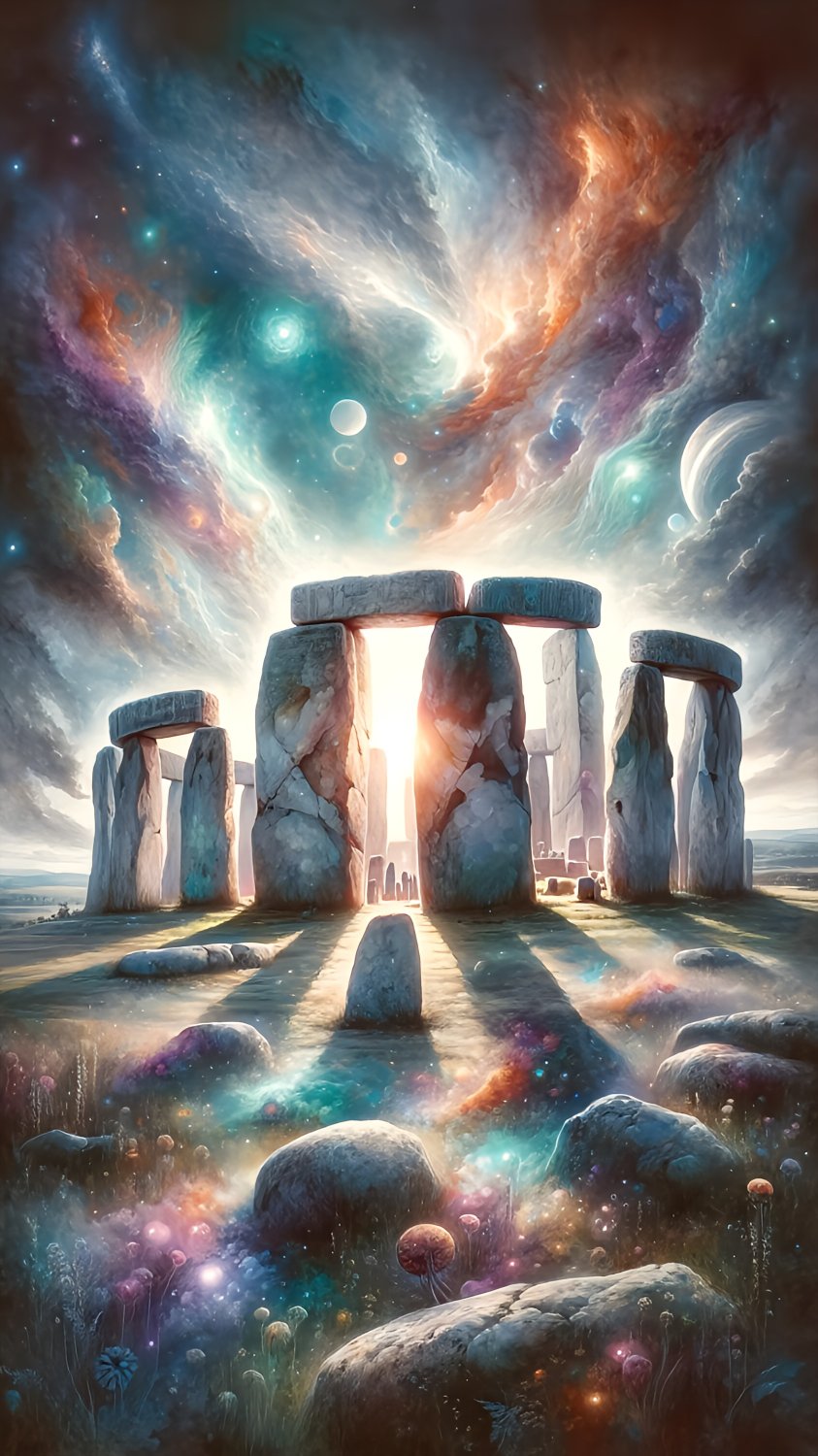 Solve Recolored Stonehenge jigsaw puzzle online with 405 pieces