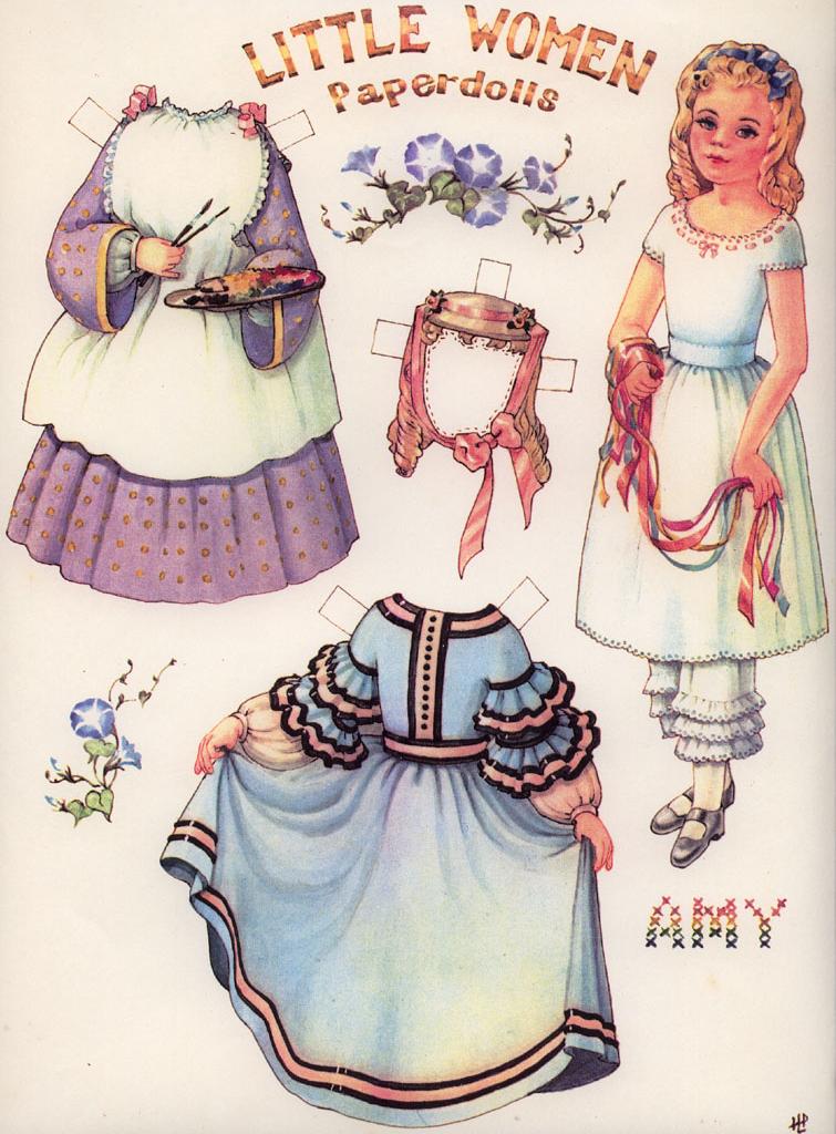 Solve Paper Doll ~ Little Women jigsaw puzzle online with 80 pieces