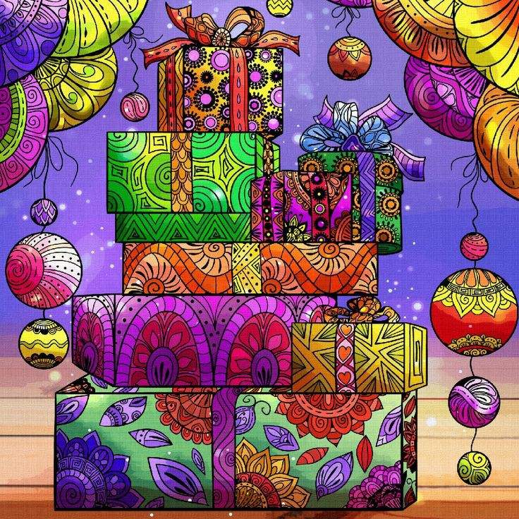 Solve GIFT WRAPPED jigsaw puzzle online with 64 pieces