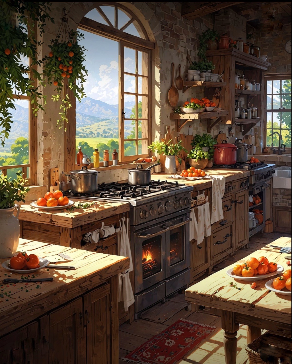Solve Dream kitchen jigsaw puzzle online with 238 pieces
