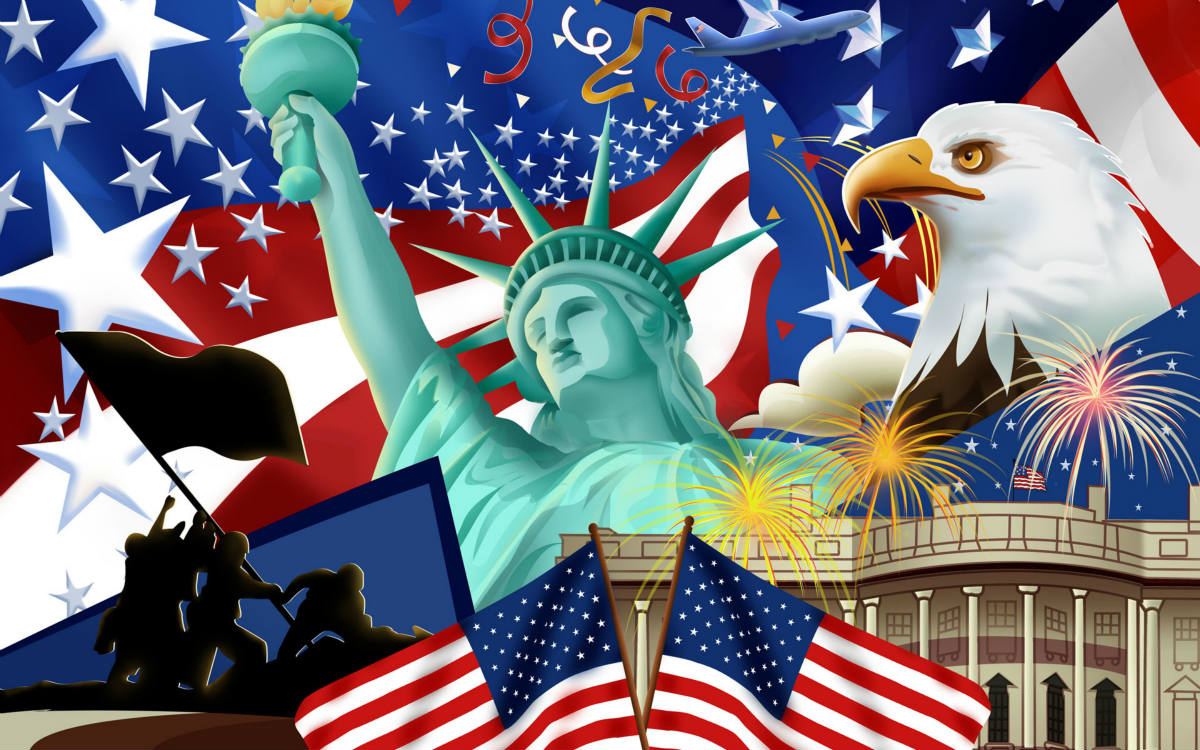 Solve 4th of July jigsaw puzzle online with 60 pieces