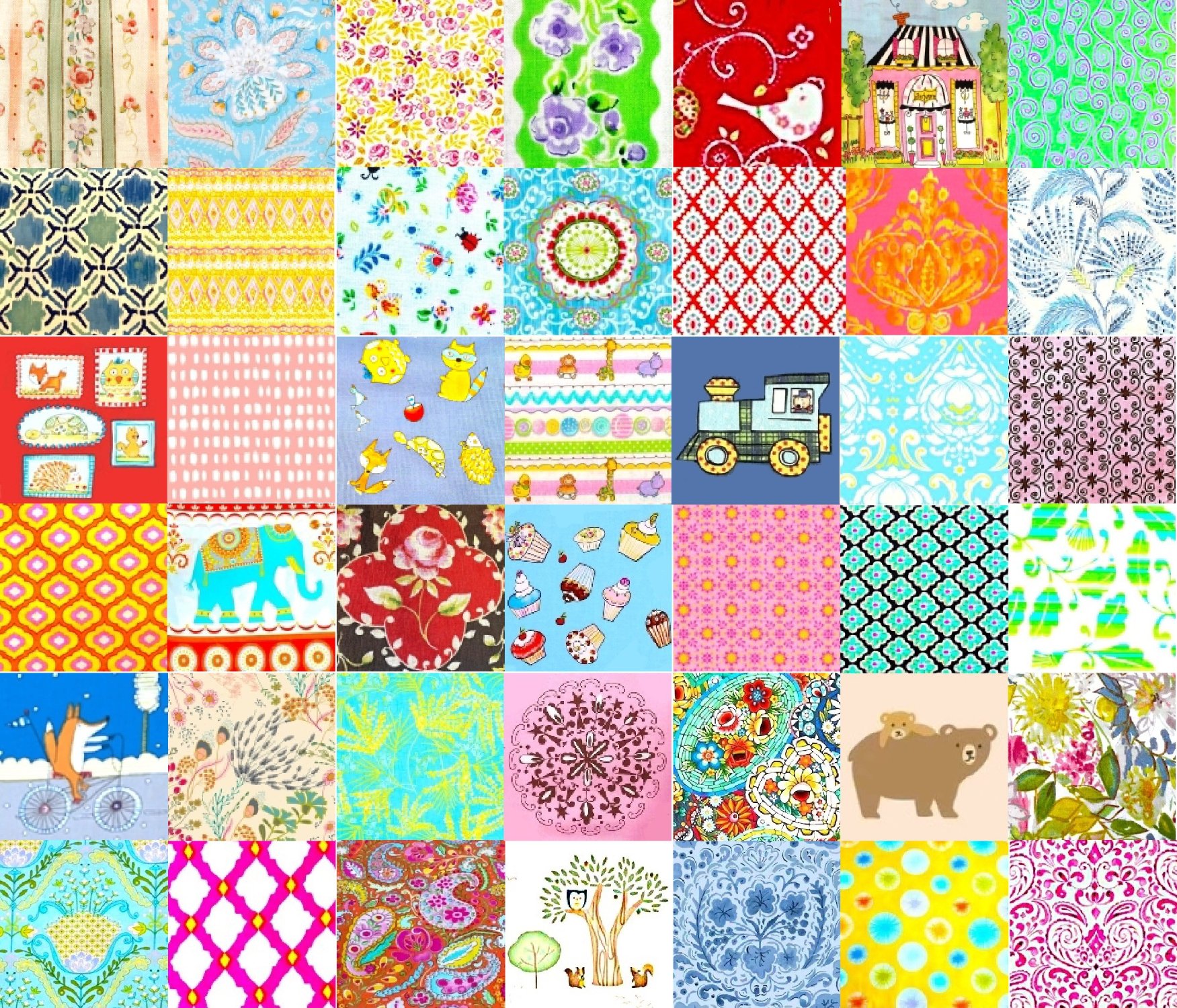 Solve PATCHWORK DENA DESIGNS 10 jigsaw puzzle online with 378 pieces