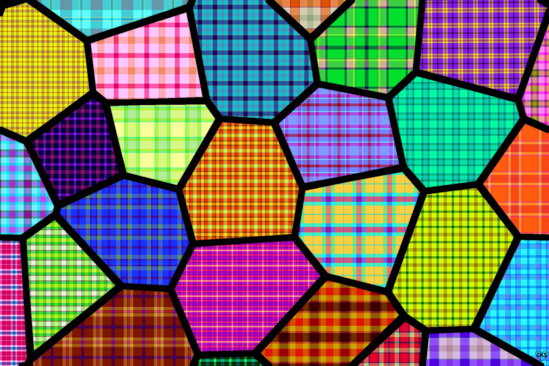 Solve Crazy Plaid Paving!! ~ H jigsaw puzzle online with 600 pieces