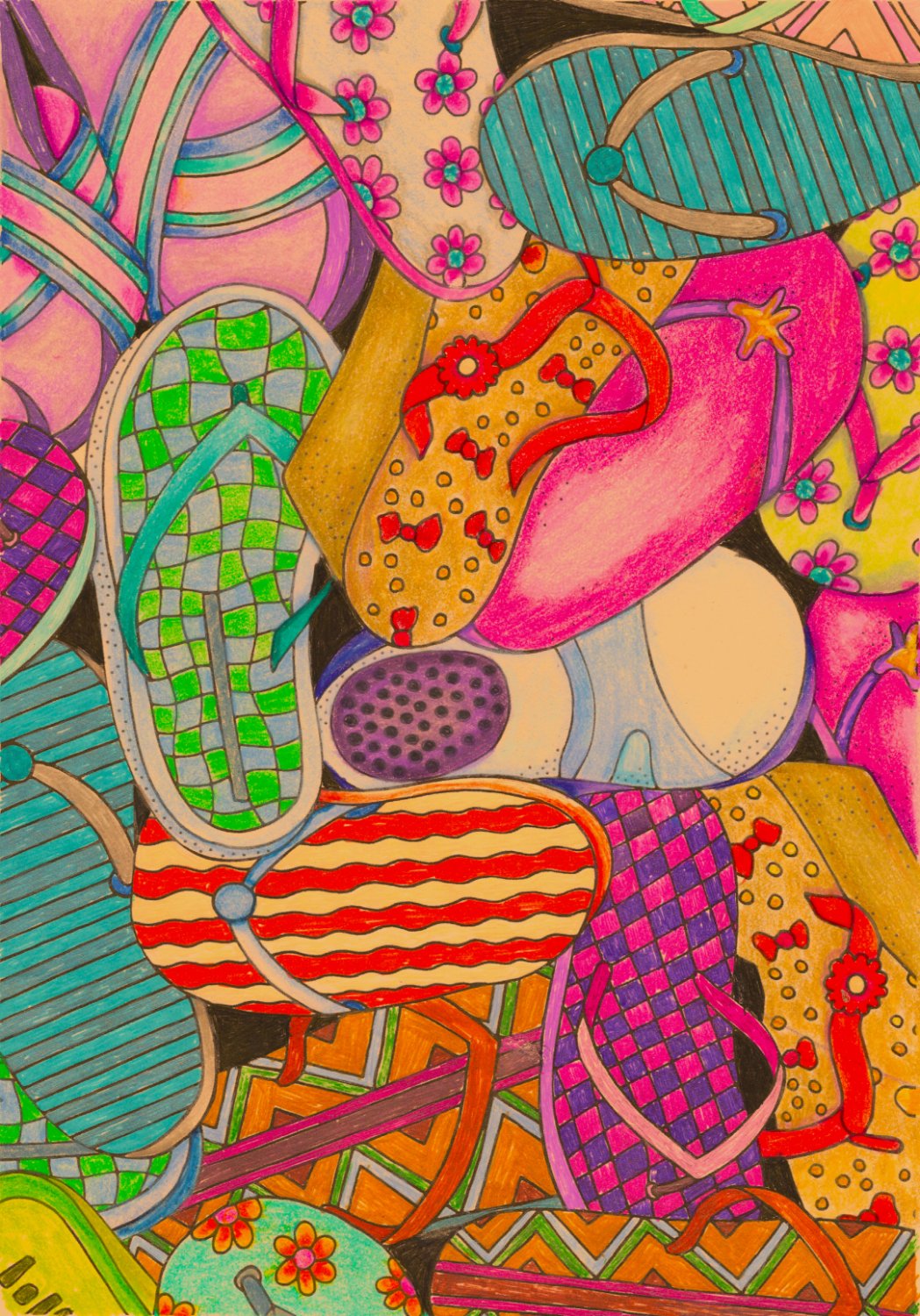 Solve flip flops 2 jigsaw puzzle online with 280 pieces