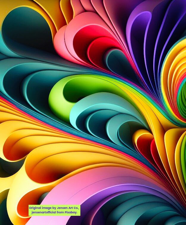 Solve Friday color loops jigsaw puzzle online with 99 pieces