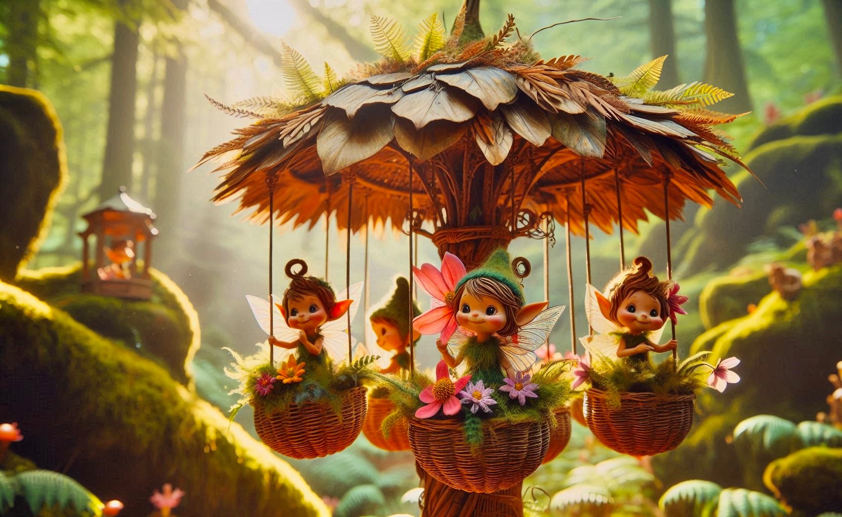 Solve Fun Fairy Ride (Resize 15-486) jigsaw puzzle online with 77 pieces