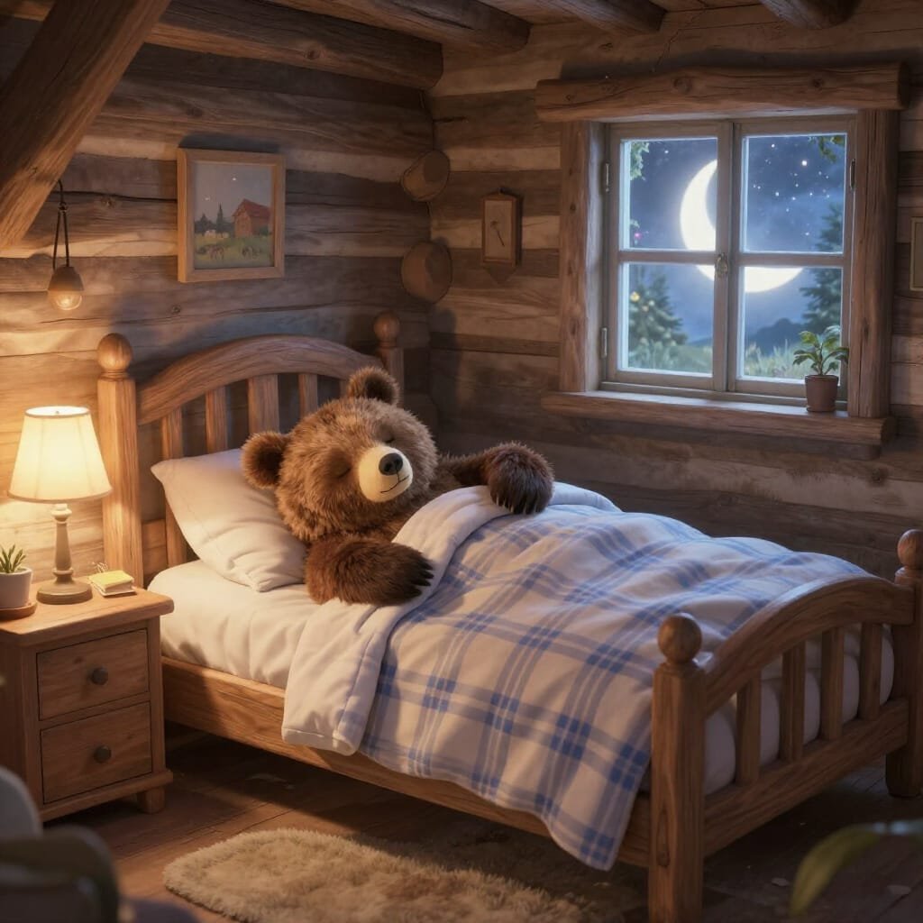 Jigsaw Puzzle | 36 pieces | Goodnight little bear | Jigidi